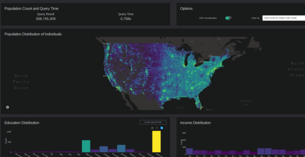 Making a Plotly Dash Census Viz Powered by RAPIDS | NVIDIA Technical Blog