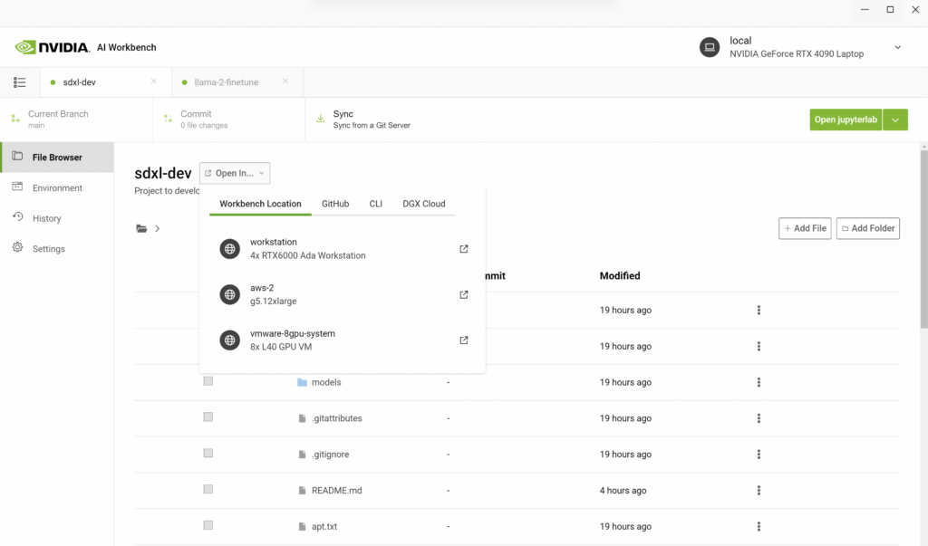 Develop and Deploy Scalable Generative AI Models Seamlessly with NVIDIA AI Workbench | NVIDIA ...