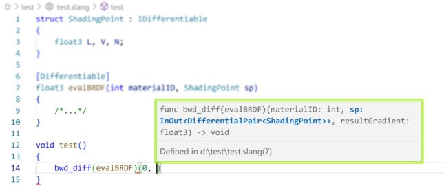 Differentiable Slang: A Shading Language for Renderers That Learn ...