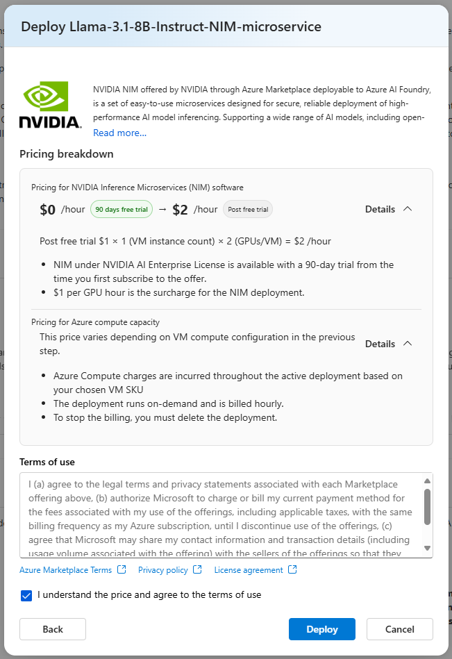 Accelerated AI Inference with NVIDIA NIM on Azure AI Foundry | NVIDIA Technical Blog